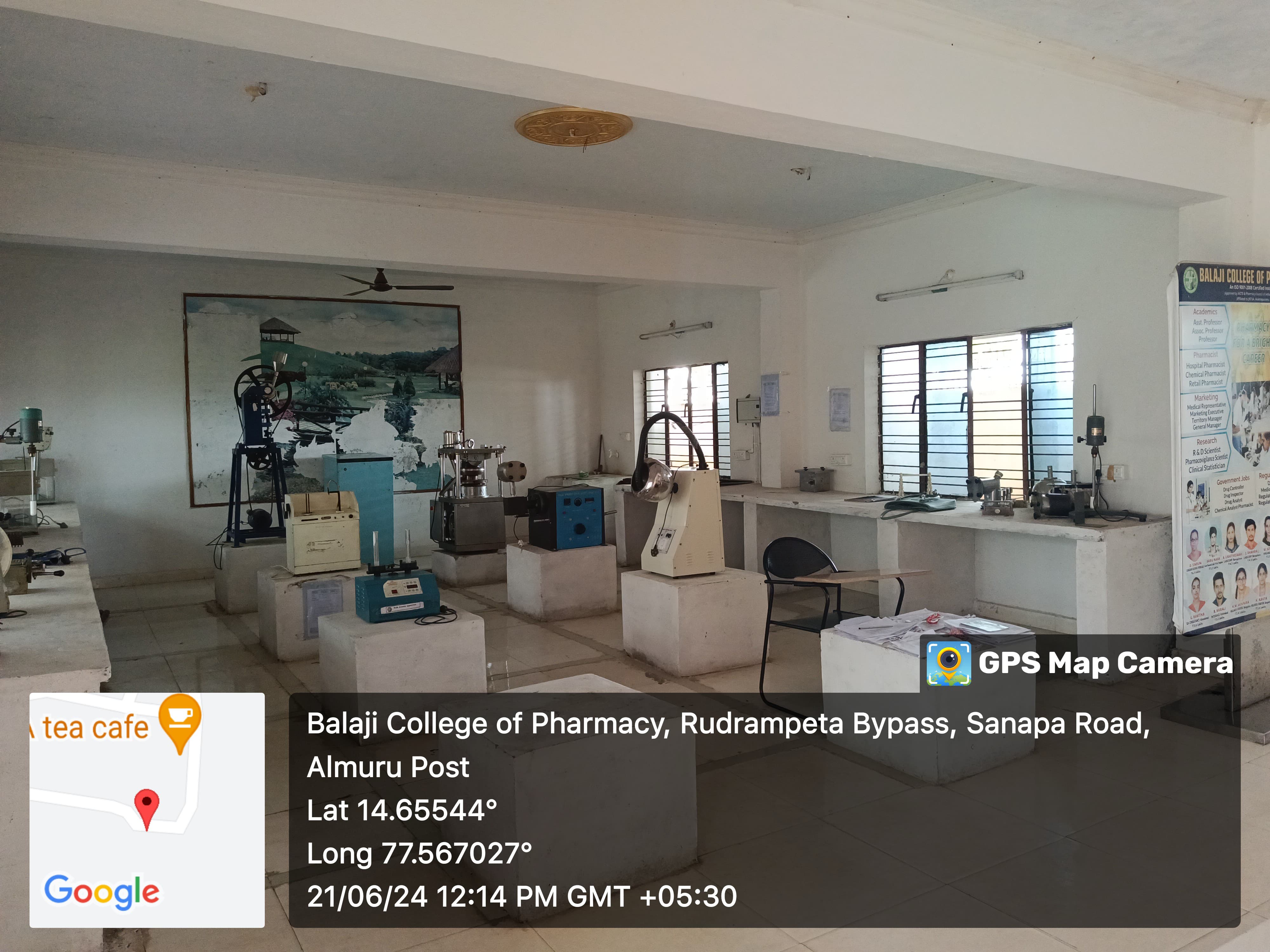 Central Instrumentation & Machine Room - Balaji Pharmacy